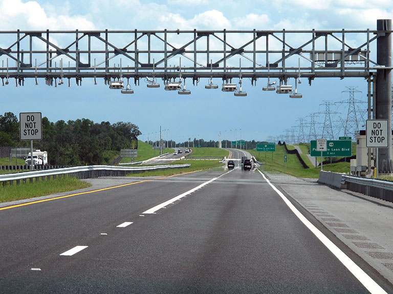 Suncoast Parkway/Veterans Expy At Sugarmill Toll Gantry