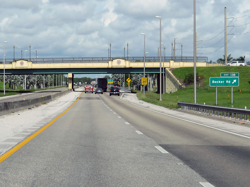 Florida's Turnpike At Becker Road