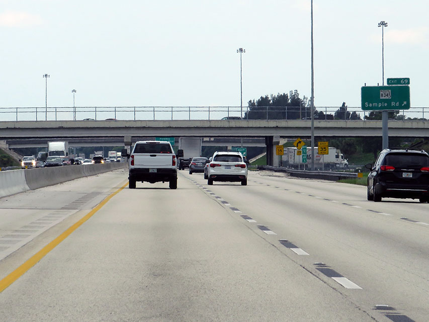 Florida's Turnpike At Sample Road