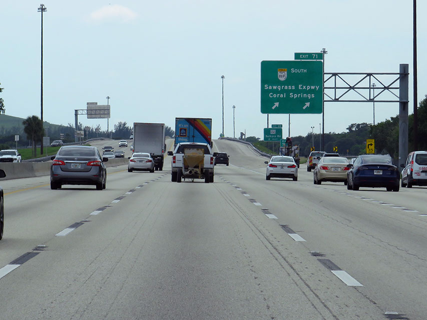 Florida's Turnpike At Sawgrass Expressway