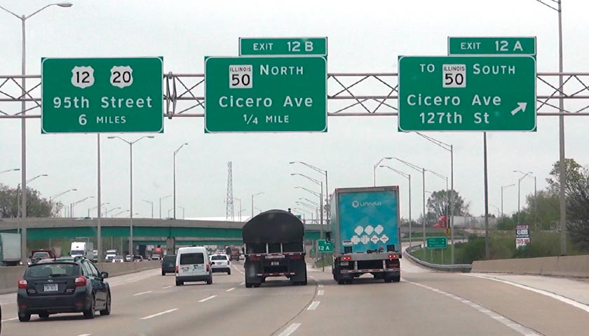 Tri State Tollway At West 127th Street / Cicero Avenue