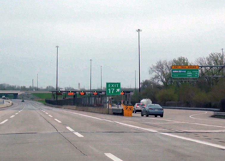 Indiana Toll Road At I–65 / Gary East