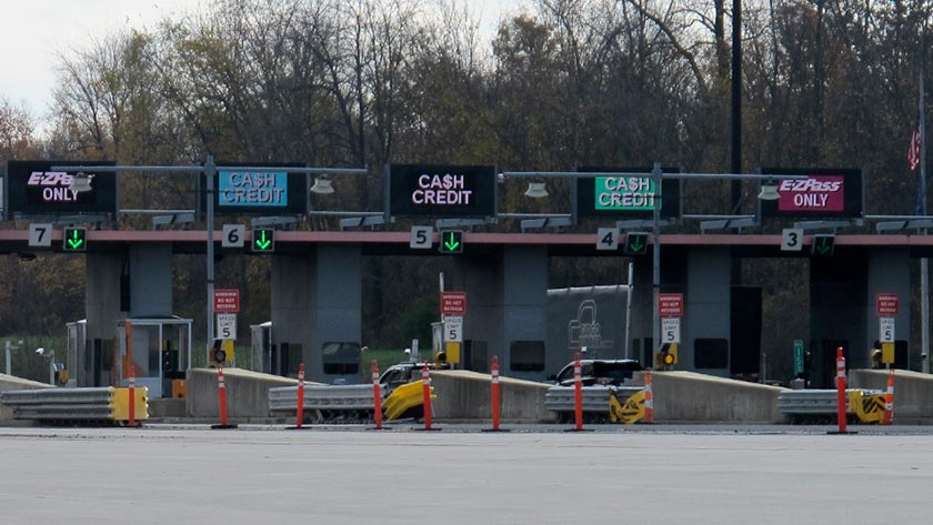 Indiana Toll Road At Eastpoint Toll Barrier