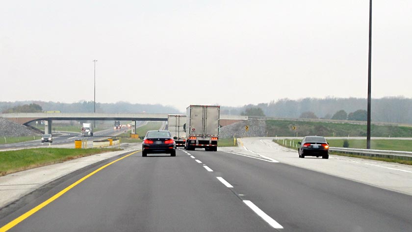 Indiana Toll Road At SR 9