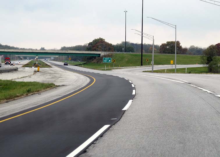 Indiana Toll Road At SR 15