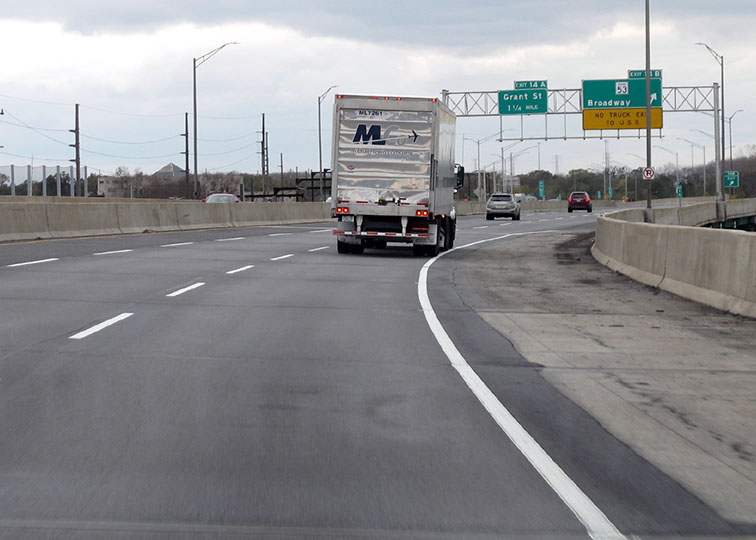 Indiana Toll Road At Broadway / US 12 / US 20