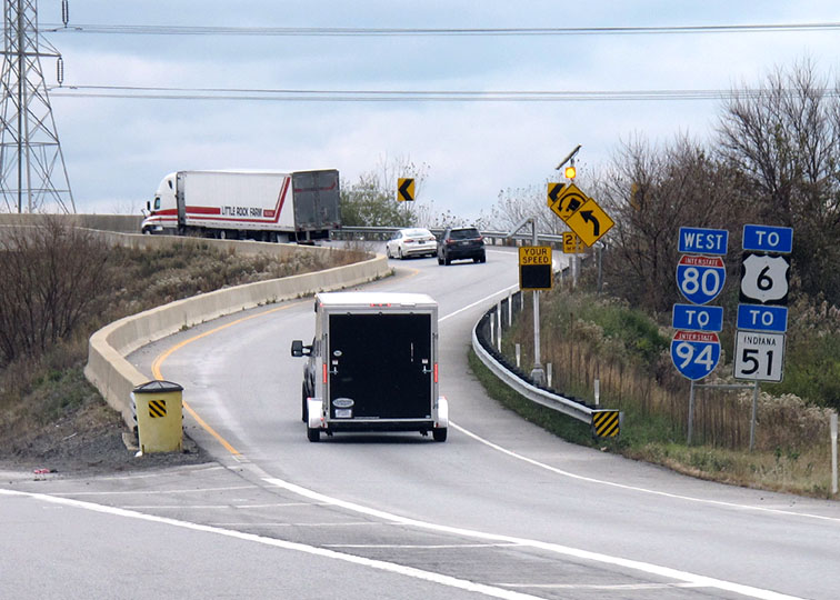 Indiana Toll Road At I–80 / I–94