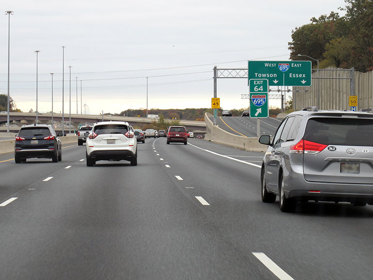 John F Kennedy Memorial Highway At I–695 / Baltimore Beltway