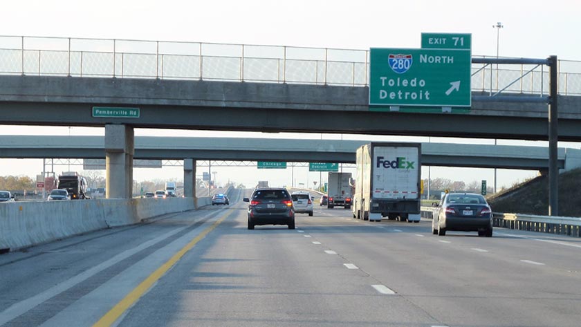 Ohio Turnpike At Stony Ridge/Toledo / I–280 / SR 420