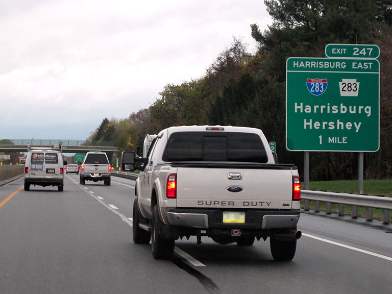 Pennsylvania Turnpike At I-283 / PA 283 / Harrisburg East