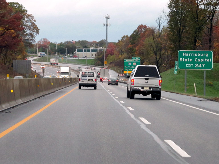 Pennsylvania Turnpike At I-283 / PA 283 / Harrisburg East