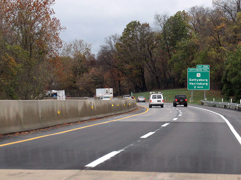 Pennsylvania Turnpike At US 15 / Gettysburg Pike