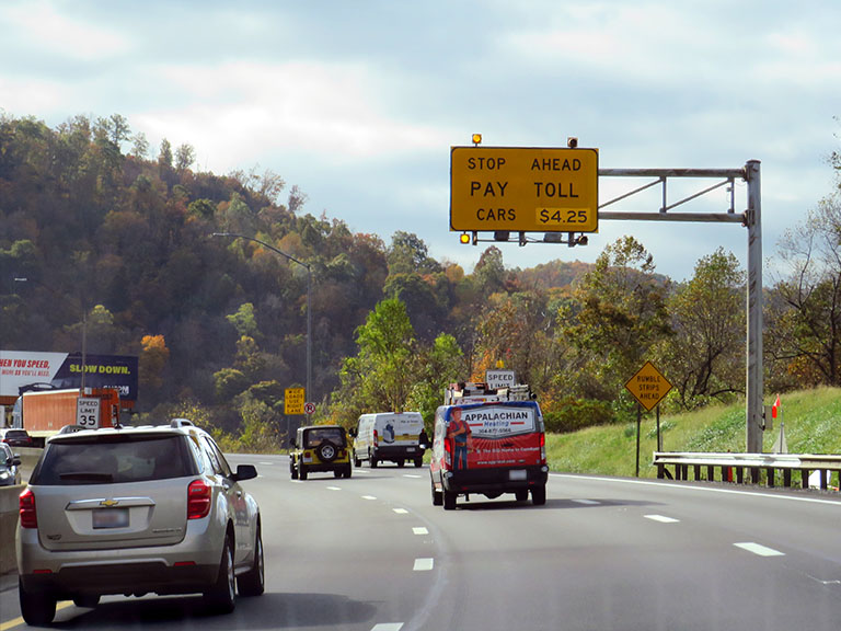 West Virginia Turnpike At Toll Plaza "C"